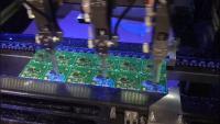 China HP-7303 Triple Valve Conformal Coating Machine For Consumer Electronics PCB Manufacturing for sale