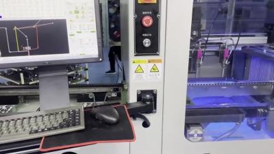 China Double Valve Five Axis PCBA Conformal Coating RTV Dispensing Machine for sale