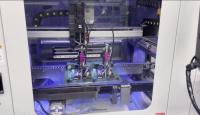 China Double Valve Five Axis PCBA Conformal Coating RTV Dispensing Machine for sale