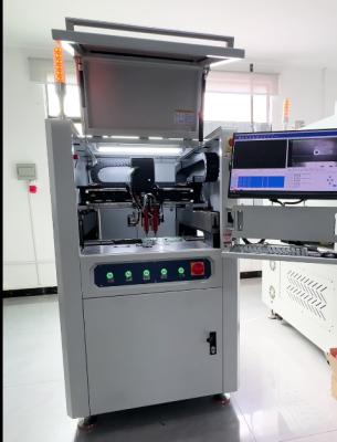 China HP-D30-B automatic PCB dispensing machine| SMT and PCBA production. ±0.02 mm repeatability| piezo jet dispensing| CCD vision | SMEMA inline integration for sale