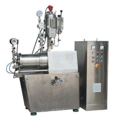 China Nano Inkjet Bead Mill for Zircon/Zirconia Grinding - 6L Chamber, 11-15kW Motor, Continuous Wet Grinding System for sale