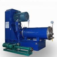 China 200 Litre Horizontal Bead Mill Mixer with 75kW Motor and Cooling Water Jacket for Precision Grinding for sale