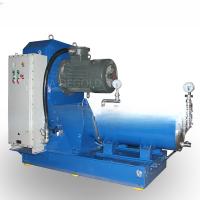 China 200 Litre Horizontal Bead Mill Mixer with 75kW Motor and Cooling Water Jacket for Precision Grinding for sale