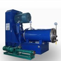 China 200 Litre Horizontal Bead Mill Mixer with 75kW Motor and Cooling Water Jacket for Precision Grinding for sale