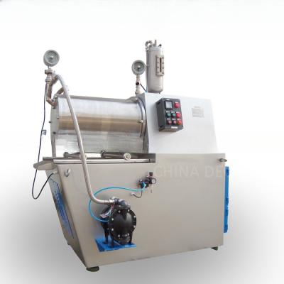 China 50L Ceramic Horizontal Bead Mill with 30KW Motor for Printing Ink and Paint Grinding for sale