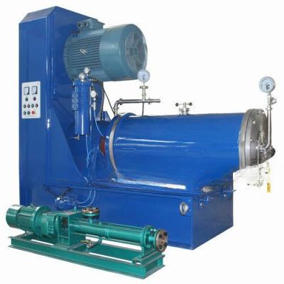 China 200L Polyurethane Horizontal Bead Mill with 55kW Motor for Wet Grinding Particle Size Reduction for sale
