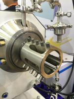China ZM0.6-K 0.6L Pin Type Horizontal Bead Mill with 2.2kW ABB Motor for Laboratory Grinding for sale