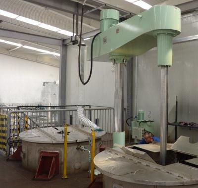 China 30kW Industrial High Speed Paint Disperser Mixer with 1500 RPM and Hydraulic Lifting System for sale