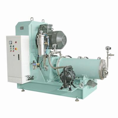 China Industrial Bead Mill Wet Grinding Machine 100L Cylinder 1000-6000 RPM Stainless Steel for sale