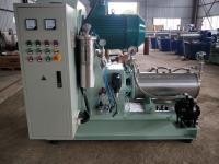 China Industrial Bead Mill 100L Wet Grinding Machine Stainless Steel Cooling Water Jacket 6000 RPM for sale