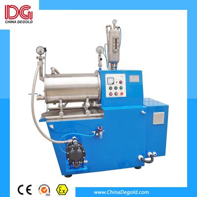 China Beadsize range 0.1 to 2.0 mm Laboratory Bead Mill Featuring 075 KW Motor Power and PLC Control System for Sample Processing for sale
