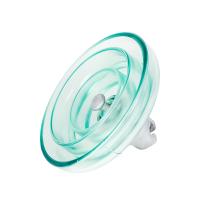 China Custom Powerline Insulators Professional Electrical Glass Insulator For Coastal Transmission Lines for sale