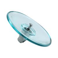 China Open Air Glass Pole Insulators Reliable Outdoor Transmission Line Insulators for sale