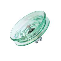 China Double Shed Toughened Glass Insulator 120kN 160kN 210kN For Electrical Transmission for sale