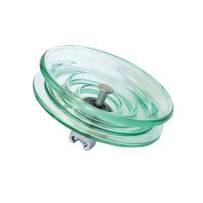 China Double Shed Glass Power Insulators 230kV 500kV For Transmission Towers for sale