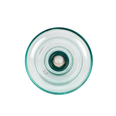 China 240KN Reliable Power Line Glass Insulator Strong Blue Glass Insulator For High Pollution Coastal Areas for sale
