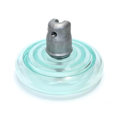 China High Strength Toughened Glass Insulator 550kN Anti Pollution glass power insulators for sale