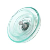 China 550kN Glass Disc Insulator High Leakage Distance For Industrial Dust Salt Fog Zones for sale