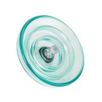 China Heavy Duty Glass Electric Wire Insulators 400kN Glass Pole Insulators Smooth Surface for sale
