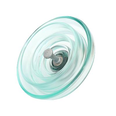 China U70BLP U100BLP Non Breakage High Voltage Glass Insulator Uv Resistance For Reliable Power Transmission for sale