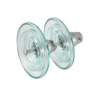 China High Voltage Electrical Glass Insulator For Heavy Loads Preventing Conductor Breakage for sale
