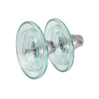 China U70BS Standard Electrical Toughened Glass Insulator Durable Meeting Global Transmission Standards for sale