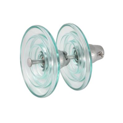 China High Strength Glass Powerline Insulator Heat Resistant For Long Span River Crossing Projects for sale