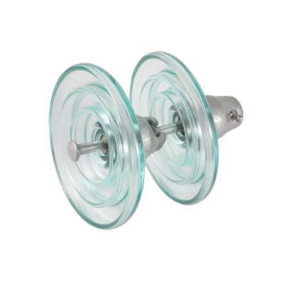 China Reliable Glass Suspension Insulators High Strength Standard Glass Transformer Insulator for sale