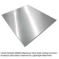 China Tensile Strength 200MPa Magnesium Alloy Sheet Coating Corrosion Protection and Surface Treatment for Lightweight Metal Parts for sale