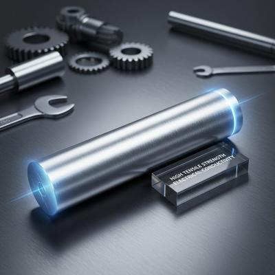 China High Tensile Strength Magnesium Alloy Bar Offering Electrical Conductivity and Polishing Ideal for Mechanical Fabrication for sale