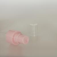 China 24mm Mist Spray Pump Cap 24410 Solid Pink Smooth Closure 0.12ml PP Dust for sale