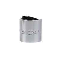China Shiny Silver Aluminium Shampoo Push Disc Top Cap Tassel 28/410 	Disc Top Caps for sale