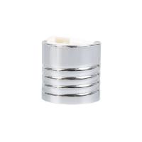 China Tassel 24/410 Shiny Silver Aluminium Screw Cap Dispenser Shampoo Bottle Caps for sale