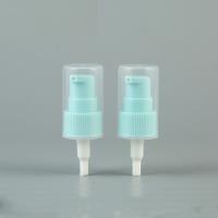 China 18mm 20mm Fine Mist Spray Tops For Disinfectant Solid Blue Ribbed for sale