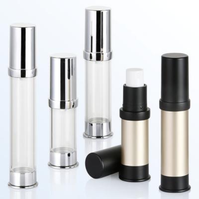 China Mini Cosmetic Bottle Airless Bottle 5ml 10ml 15ml Travel Size for sale
