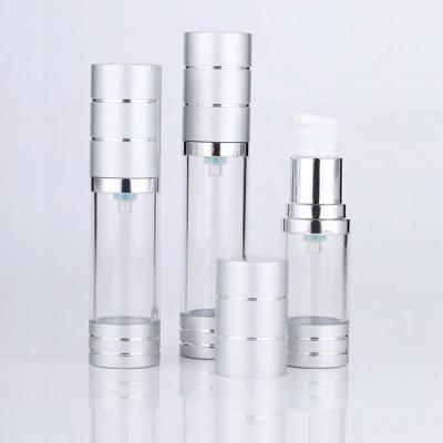 China Airless Twist Pump Bottle 10ml 15ml Double Bottles For Cream Care for sale
