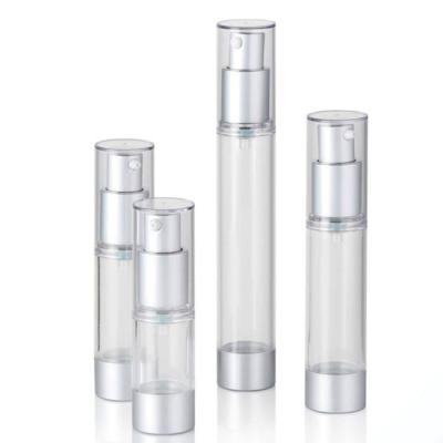 China Cosmetic Bottle Airless 10ml 15ml 20ml 30ml For Travel Emulsion for sale