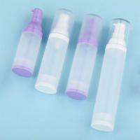 China 4 Oz 3 Oz 15ml 150ml Airless Pump Bottle Cosmetic With PS Cap Emulsion Cream Serum for sale