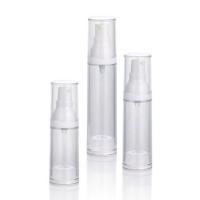 China AS Airless Pump Bottle 15ml 30ml 50ml With PS Cap for Cream Dispensing for sale