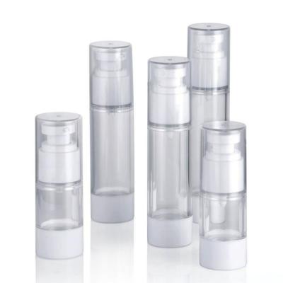 China 120ml 75ml 60ml Airless Pump Bottle Transparent Lotion Dispensing for sale