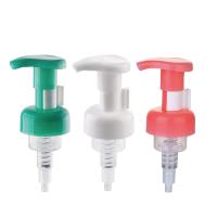 China Hand Soap Pink Foam Dispenser Bottle 42mm Foam Pump With Clip Lock for sale