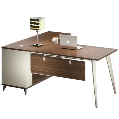 China Schattdecor Melamine Executive Office Table Australian Oak DB03 Ash Gray for sale