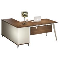 China Schattdecor Melamine Executive Office Table Australian Oak DB03 Ash Gray for sale