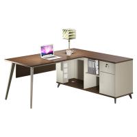 China Schattdecor Melamine Executive Office Table Australian Oak DB03 Ash Gray for sale
