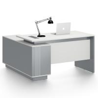 China High-Quality Modern Technology Sense Executive Desk CEO Office Table BMW Grey + White for sale