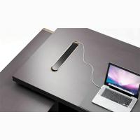 China High-Quality Modern Technology Sense Executive Desk CEO Offic Table BMW Grey + White for sale