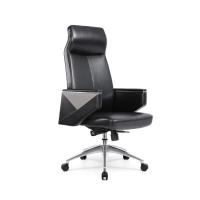China High End Fashion High Back Office Chair Executive Chair With Electroplated Armrest for sale