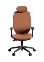 China Executive Rotating Office Chair Rated For 300 Lbs , H1165-1260MM High Back Revolving Chair for sale