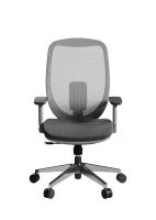 China Hotel Office Revolving Chairs Aluminum Base W695*D590*H1035-1130MM Size for sale