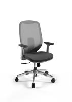 China Hotel Office Revolving Chairs Aluminum Base W695*D590*H1035-1130MM Size for sale